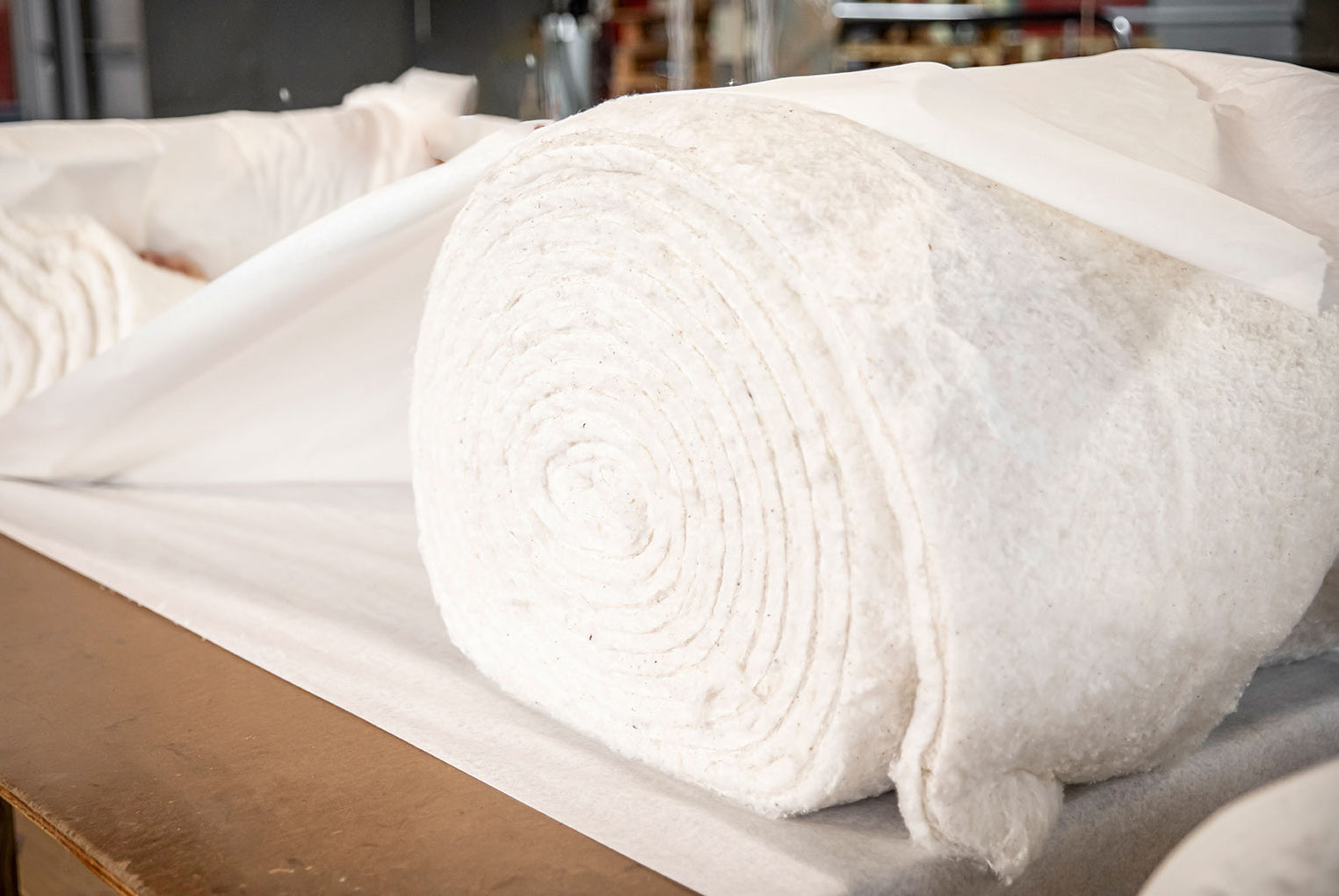 All-Natural Cotton Batting by the Roll - 60” wide – Vincent Manufacturing